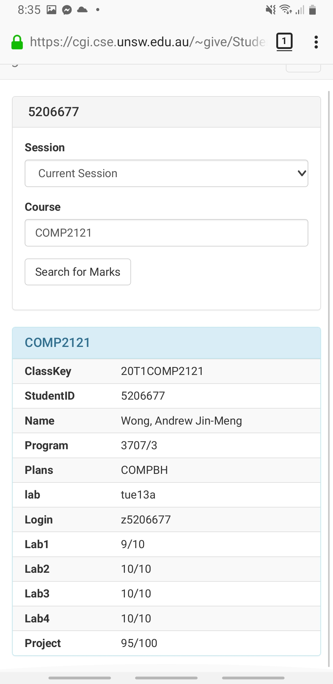 UNSW COMP2121 · Andrew's Blog